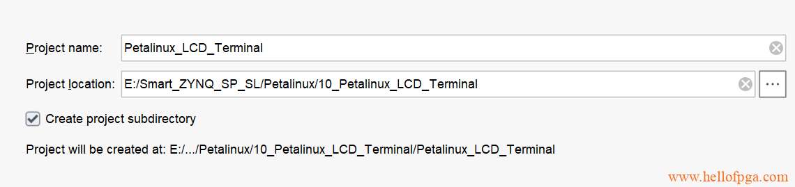 ZYNQ linux开发 章节十 Petalinux 板载LCD 显示linux命令行实验（Smart ZYNQ SP版） – Hello FPGA