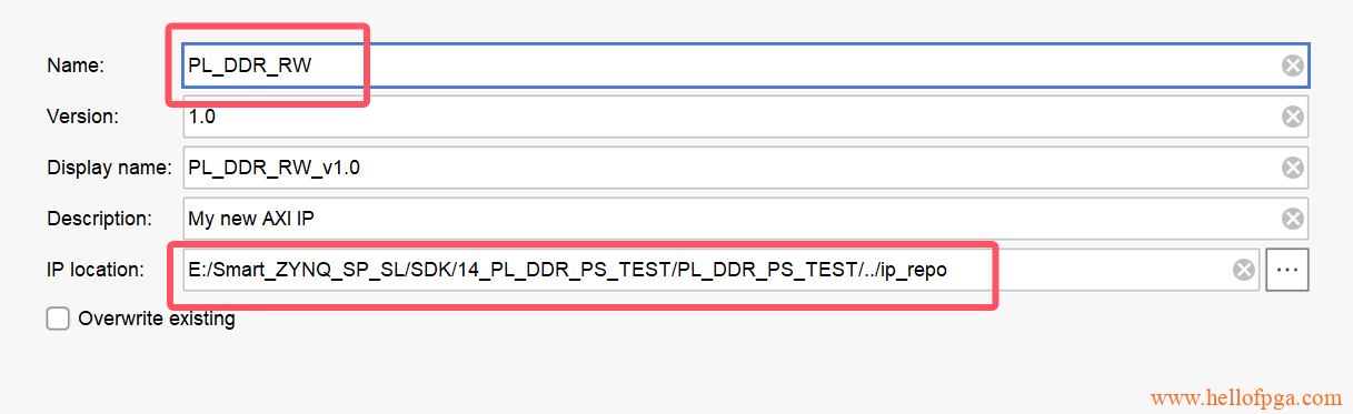 基于Smart ZYNQ (SP/SP2/SL 版) 的PS实验十四 PS与PL数据交互之 PL（FPGA）读写 PS端DDR的实验 – Hello FPGA