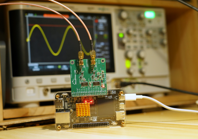 基于smart Zynq Spsp2sl 版 的fpga实验十一 基于双路高速adc模块的信号采集实验 Hello Fpga