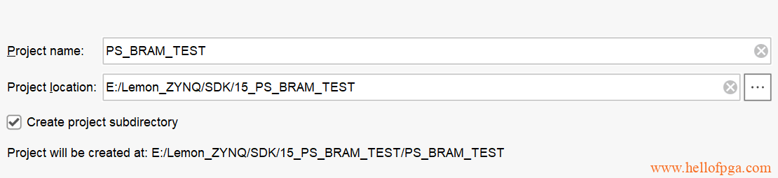 基于lemon Zynq的ps实验十五 Ps与pl数据交互之 Ps访问 Pl端的bram资源实现ps与pl数据交互 Hello Fpga