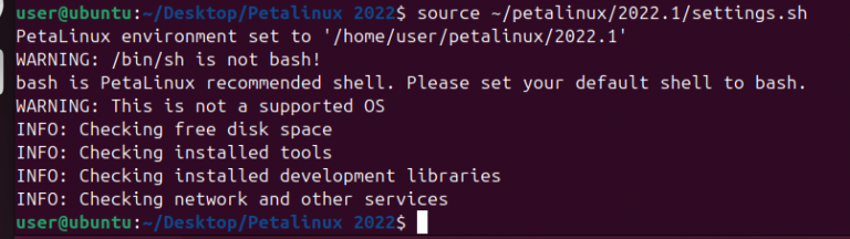 ZYNQ Petalinux 开发准备工作 章节三 之 Ubuntu20.04 下的 Petalinux 2022.1开发环境的安装 – Hello FPGA